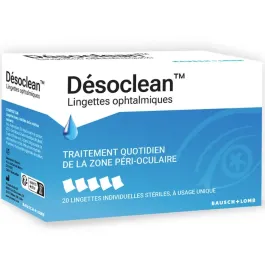 Désoclean lingettes ophtalmiques Bausch Lomb - allergies, inflammations ...