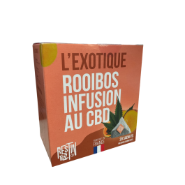 Infusion Rooibos L'Exotique au CBD bio Rest In Tizz - tisane calmante