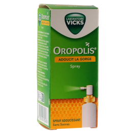 Oropolis spray gorge Vicks - propolis adoucit la gorge sans sucre