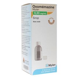 Oxomémazine 0,33 mg Mylan sirop toux sèches