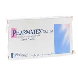 Pharmatex 18,9mg mini-ovule - contraception locale sans hormones