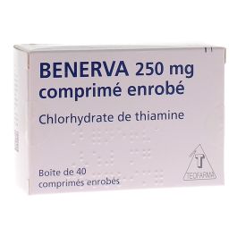 Benerva 250mg - carence en vitamine B1