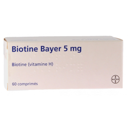 Biotine Bayer 5mg, 60 comprimés