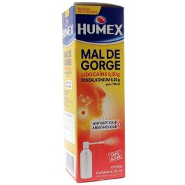 Humex mal de gorge collutoire, Flacon de 35ml