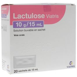 LACTULOSE MYLAN 10 g/15 ml solution buvable en sachet doses
