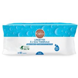 Gifrer Lingettes à l'eau thermale siège visage et mains