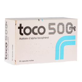 Toco 500mg capsule molle, boîte de 30 capsules