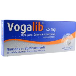 Vogalib 7,5mg sans sucre, 8 lyophilisats oraux
